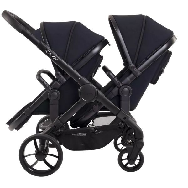 iCandy Peach 7 Double Pram Black | Kiindred