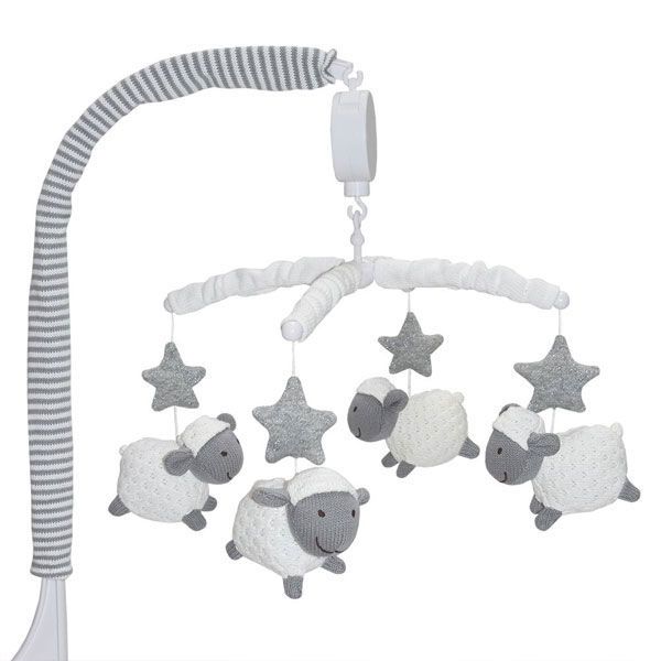 Living Textiles Musical Cot Mobile Set Sheep | Kiindred