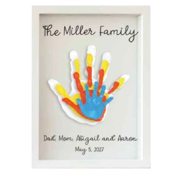 Pearhead Clear Family Print Frame | Kiindred