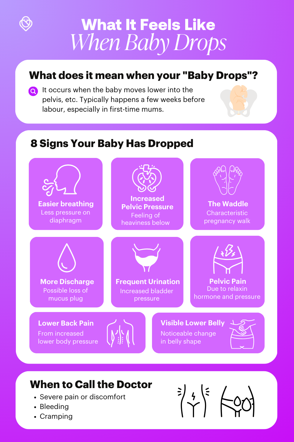 When Does Baby Drop? Key Signs Your Baby Has Dropped | Kiindred