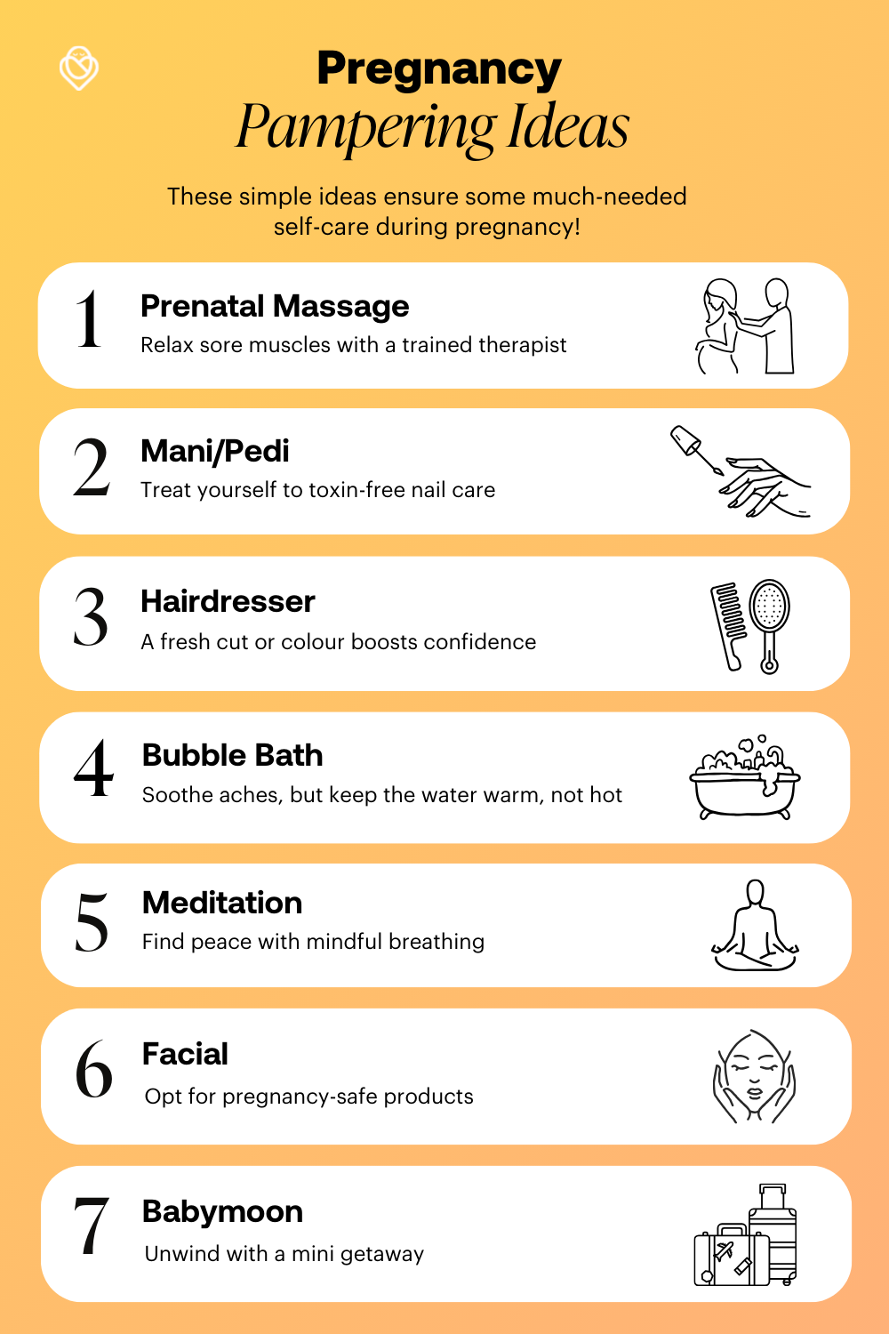 13 pregnancy pampering ideas to treat yourself